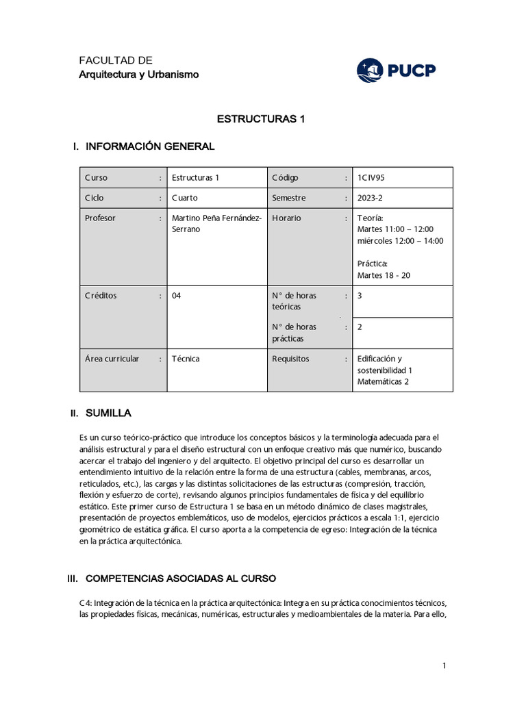 Estructuras 1 | PDF | Braguero | Viga (Estructura)