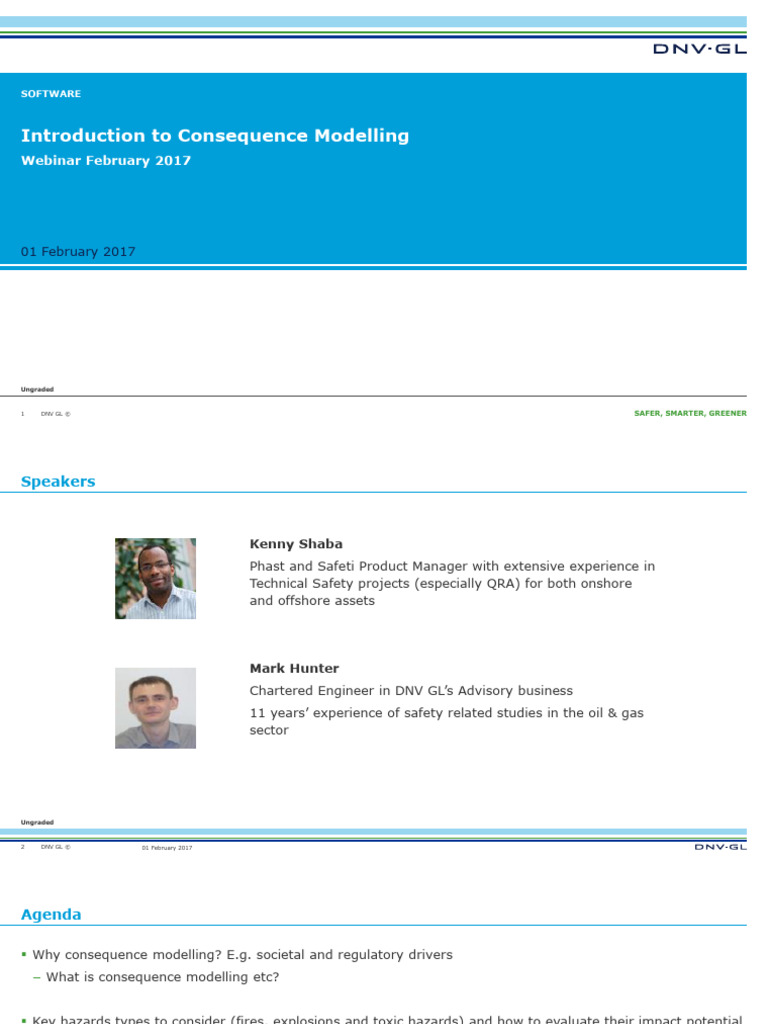 Introduction To Consequence Modelling Presentation Slides | PDF | Risk | Hazards