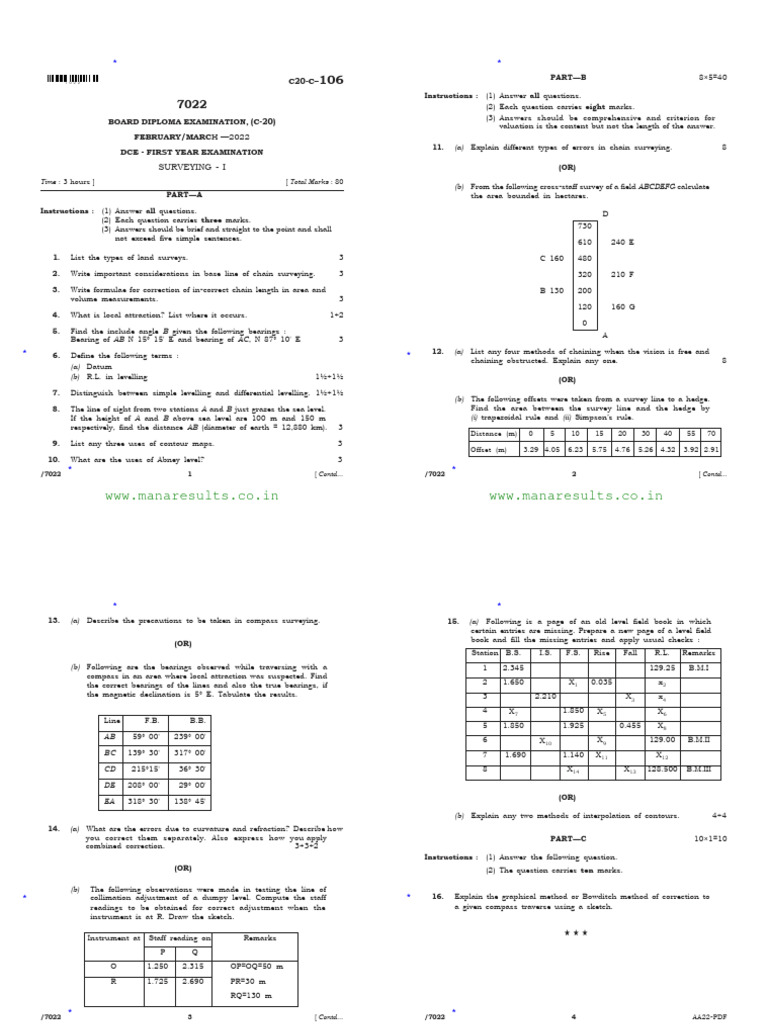 SURVEYING-1-2 | Download Free PDF | Surveying | Compass