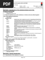MB175 Markem Imaje MSDS | PDF | Toxicity | Dangerous Goods