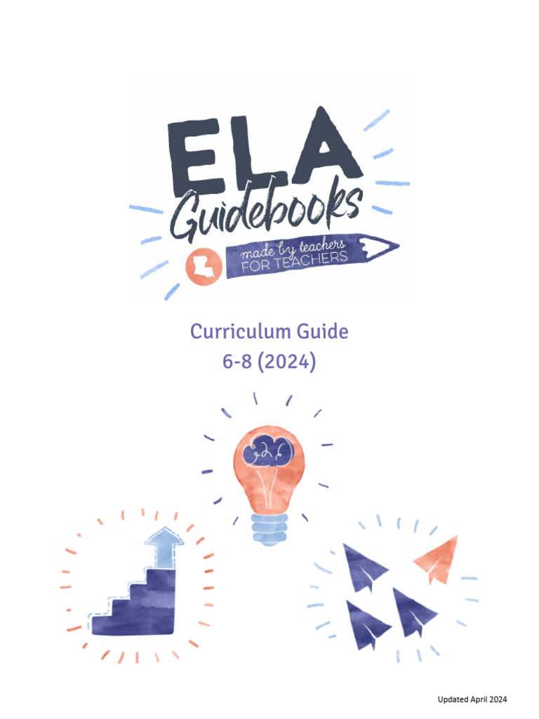 Louisiana ELA Guidebooks 2024 Overview | PDF | Reading Comprehension ...
