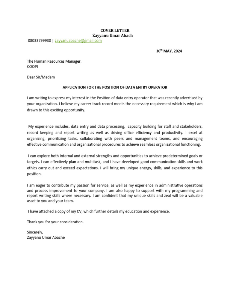 Zayyanu CL | PDF | Career & Growth