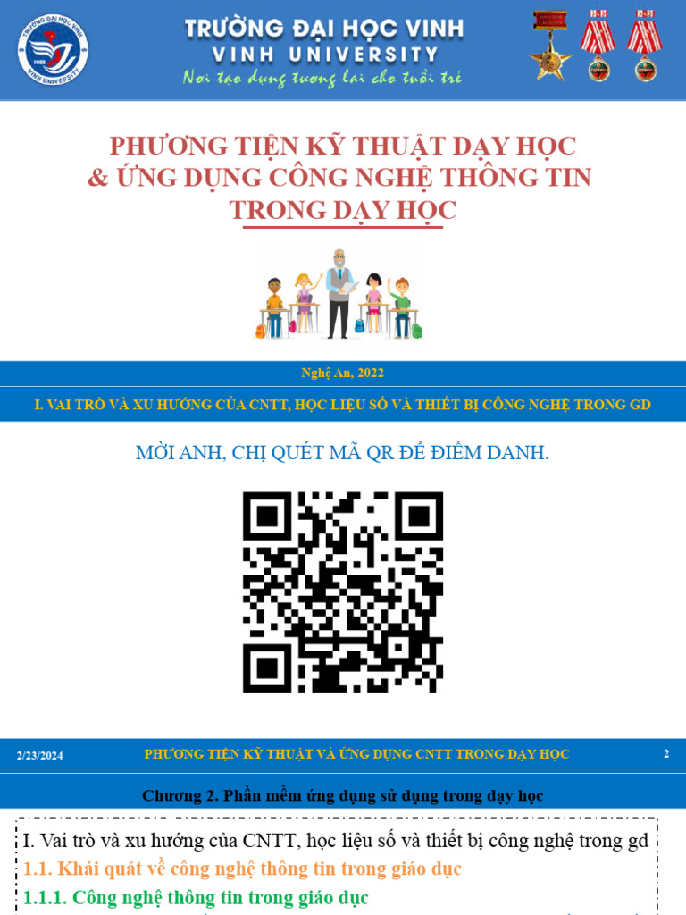 Ứng Dụng Cntt Trong Dạy Học | PDF