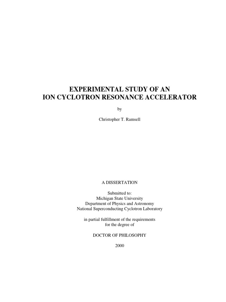 Ramsell 1999 136 | PDF | Particle Accelerator | Resonance