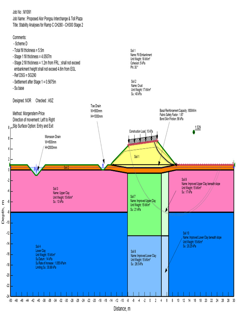 Ramp C CH280-CH300 Stage 2 L-R | PDF | Civil Engineering | Natural ...