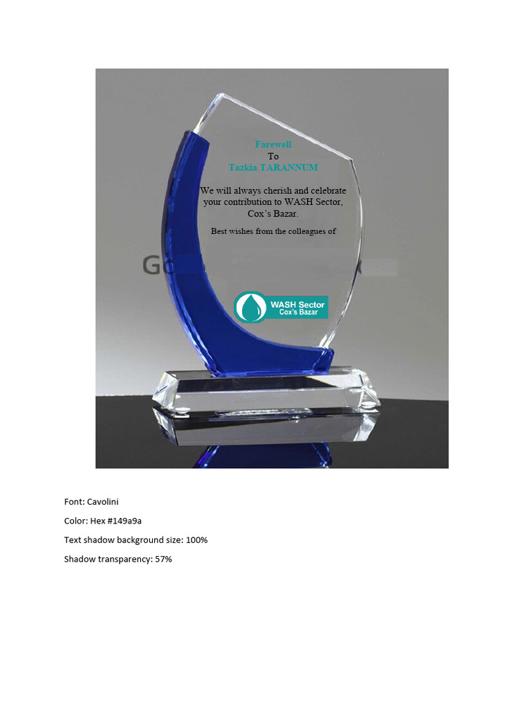 Crest Design and Writing Template | PDF