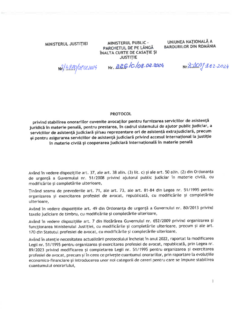 Protocol Avocati 2024 | PDF