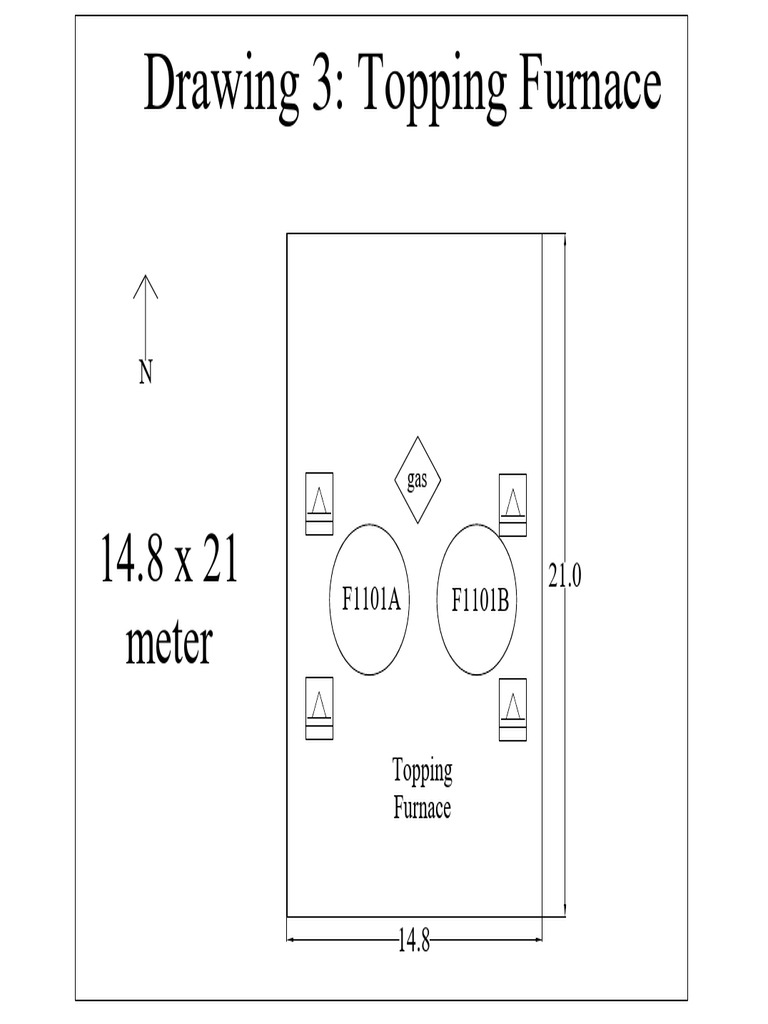 Fire and Gas Detection System - Drawing 3 - Topping Furnace | PDF