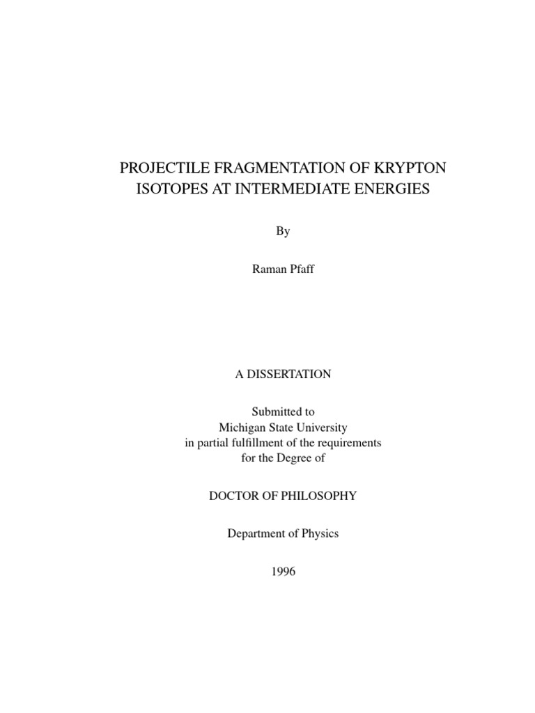 Pfaff 1996 125 | PDF | Nuclear Reaction | Nuclear Physics