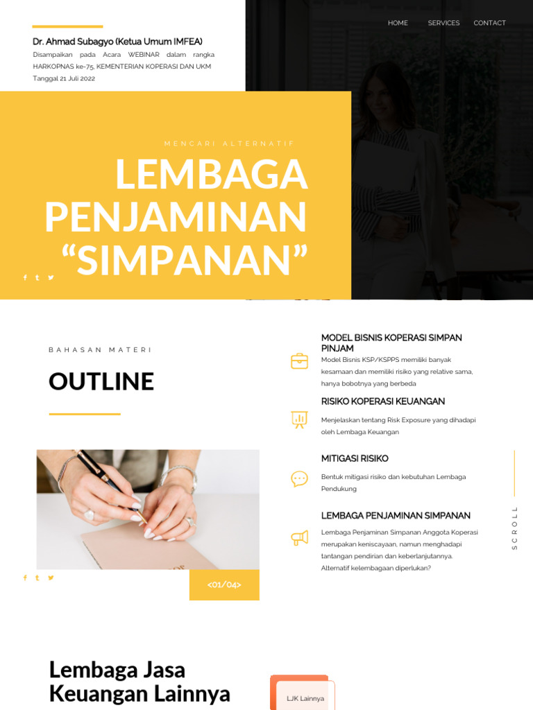 Lembaga Penjamin Pinjaman - Harkopnas Juli 2022 | PDF