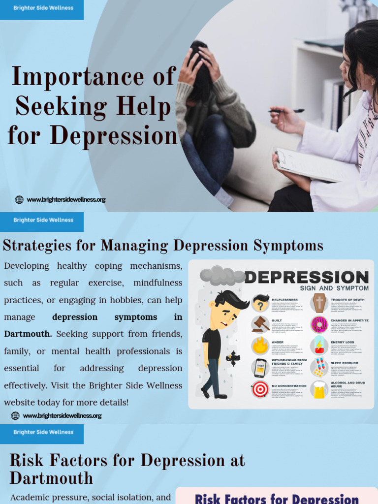 Importance of Seeking Help For Depression | PDF | Self-Improvement ...
