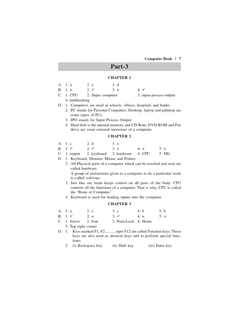 Computer Book 4 | PDF | Computer Keyboard | Cursor (User Interface)