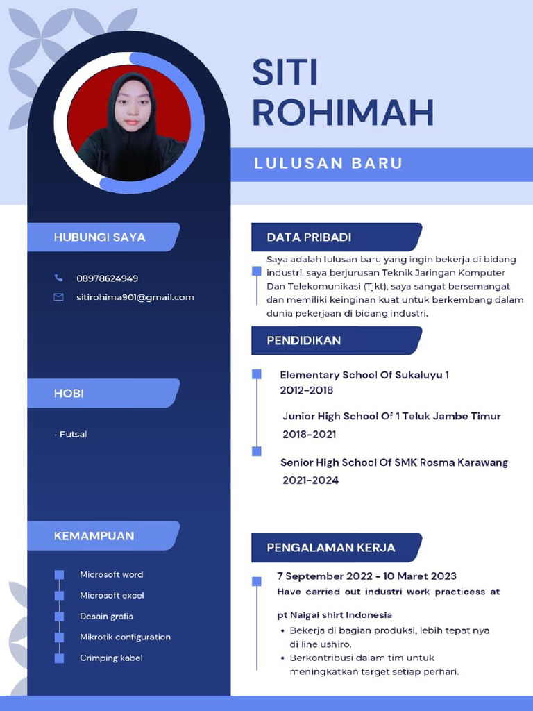 CV Siti Rohimah | PDF