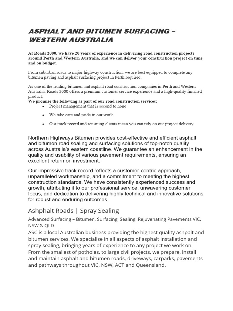 Australia - Pavement surfacing solutions guide | PDF | Equations ...