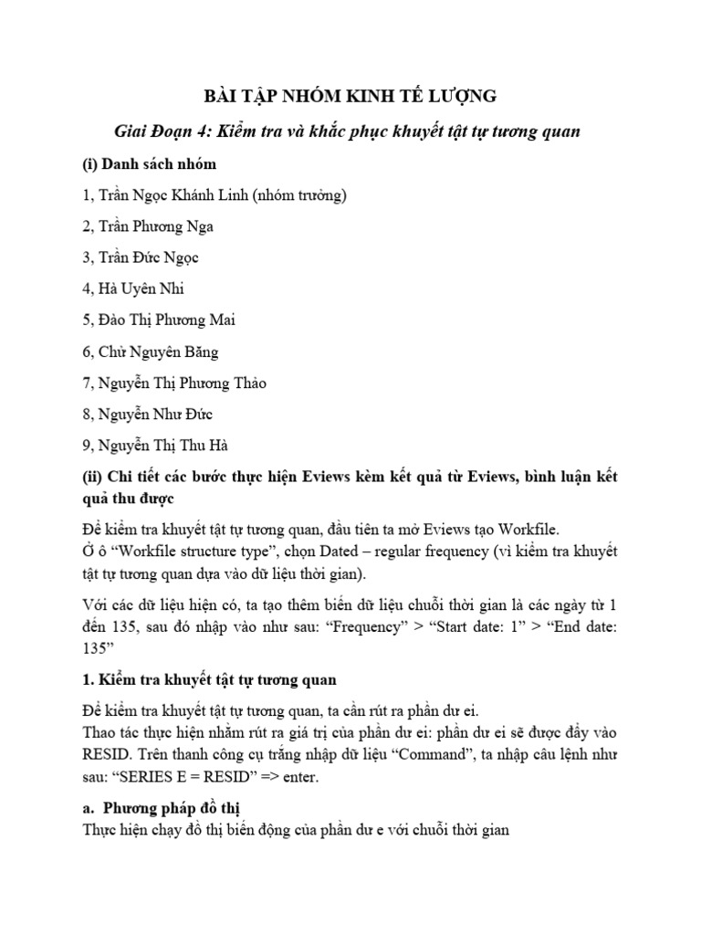 bài tập nhóm KTL giai đoạn 4 | PDF