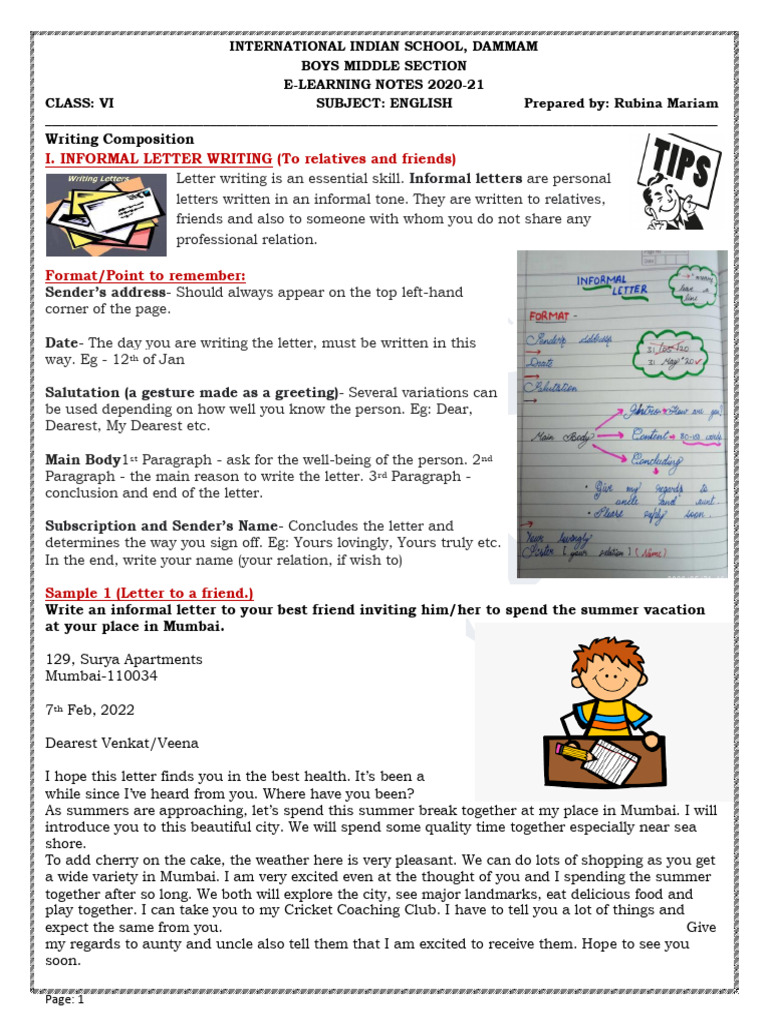 6 Eng Writing Composition | PDF | Paragraph | Love