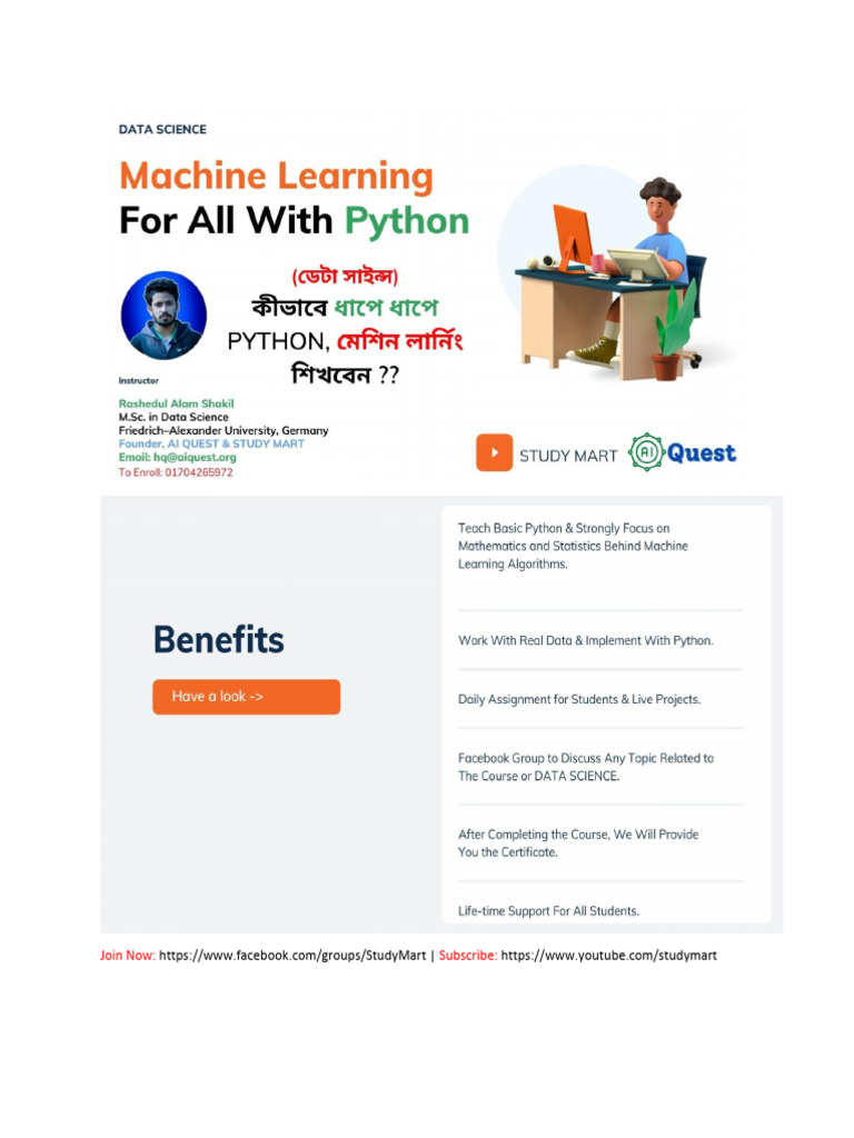 Data Science and Machine Learning With Python (New Module) | PDF | Support Vector Machine ...