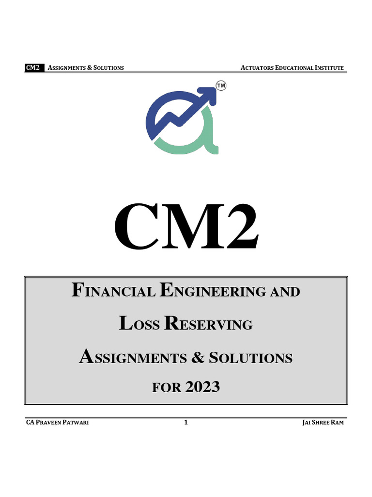 Cm2 Assignment (Q and A) Setted (23.03.2023) | PDF | Capital Asset Pricing Model | Modern ...