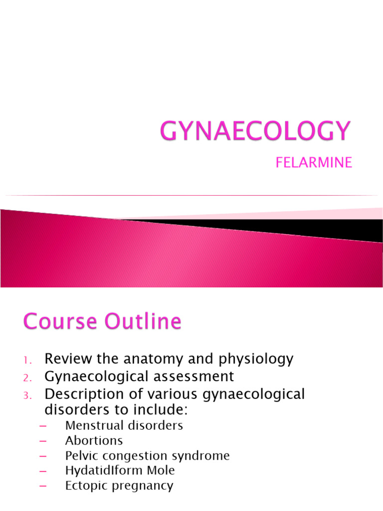 Gynaecology - b-1-1 | PDF | Miscarriage | Vagina