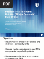 ASPEN TPN Dosing Guidelines Summary | PDF | Nutrients | Clinical Medicine