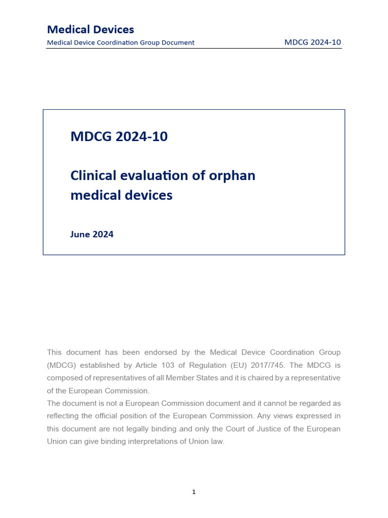 MDCG 2024-10 en | PDF | Medical Device | Medicine