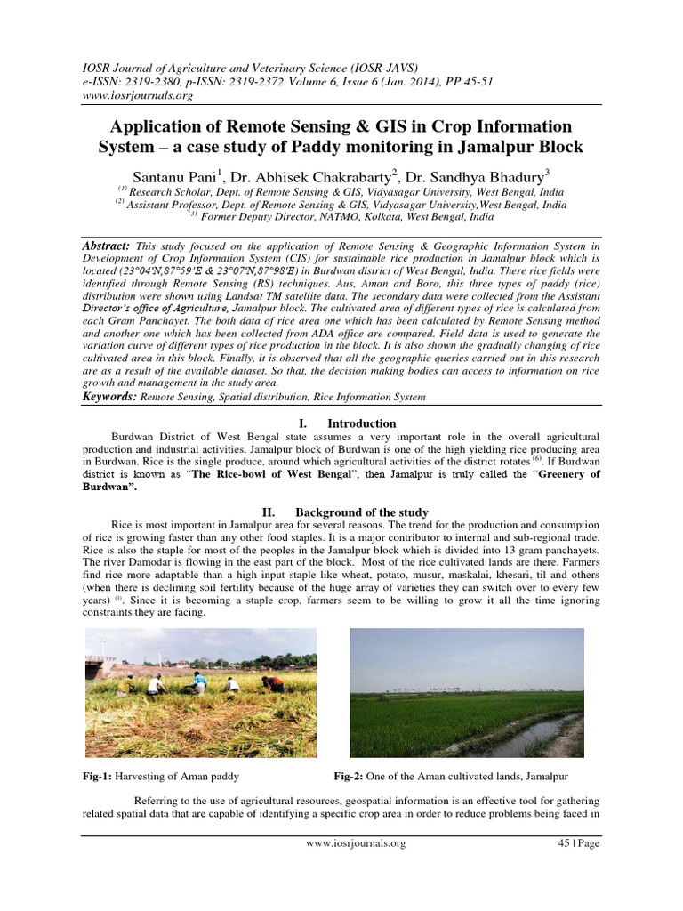 QGIS Set G | PDF | Remote Sensing | Paddy Field