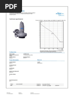 Flygt 3202 Technical Specifications | PDF | Electric Motor | Pump