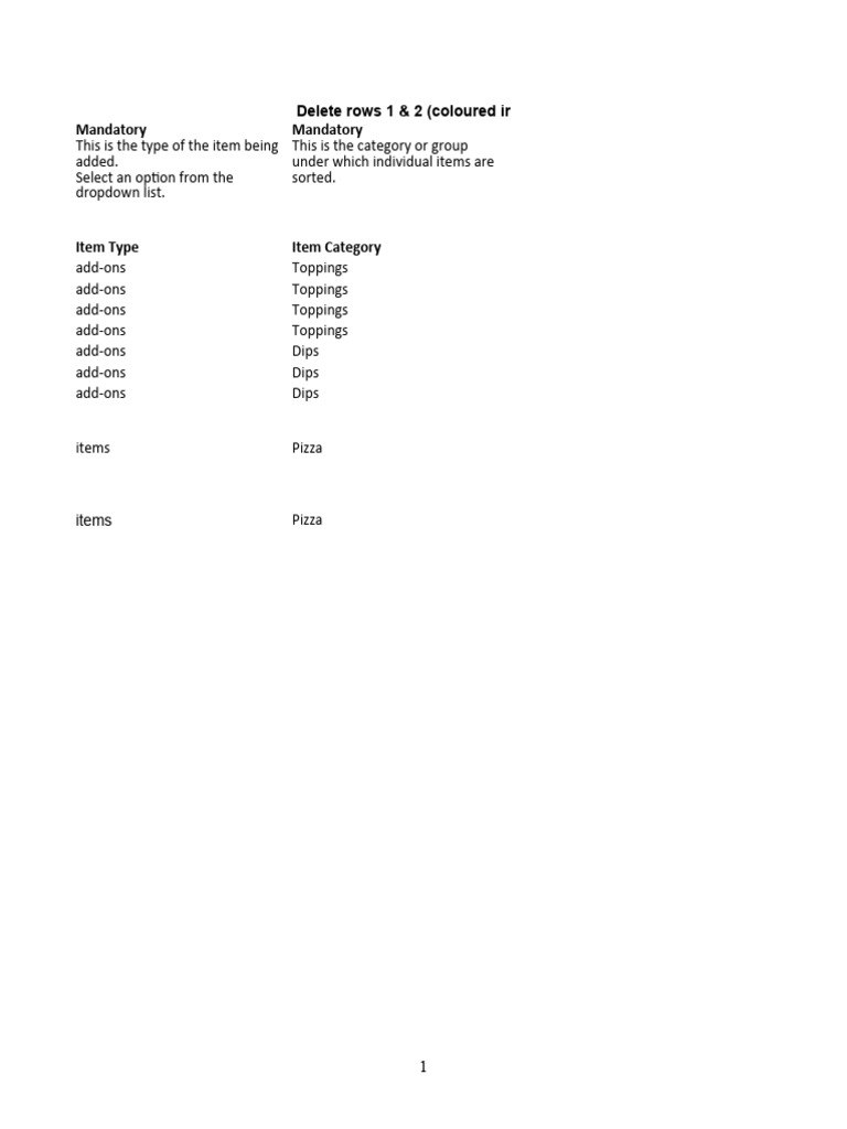 Thrive Menu Template | PDF | Pizza | Western Cuisine