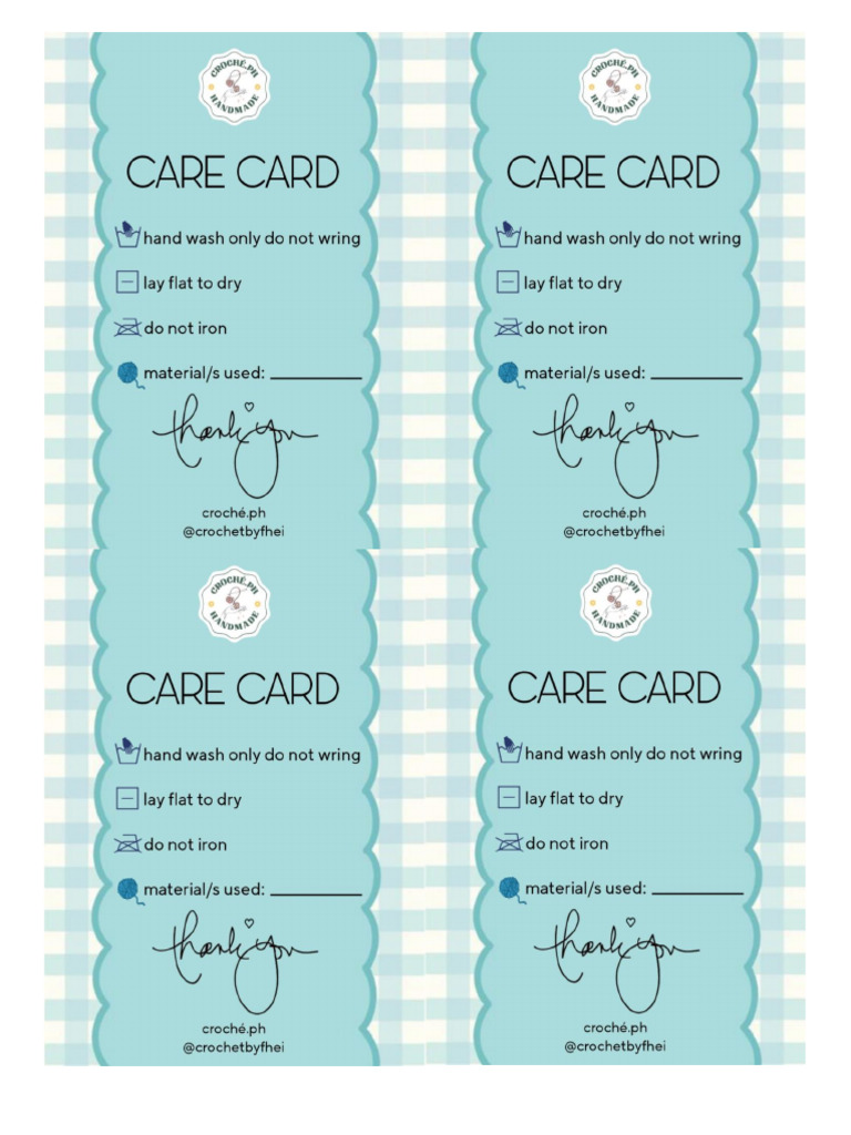 Care Card | PDF