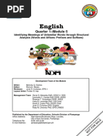 Structural Analysis: Prefix, Root Word and Suffix | PDF | Foreign ...