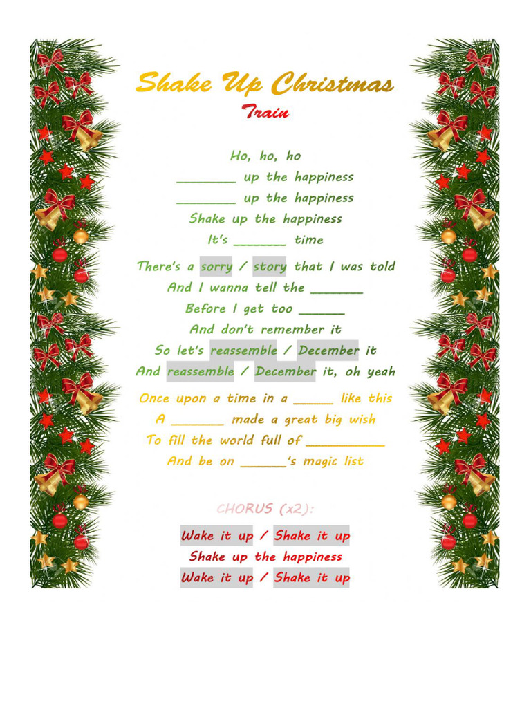 Shake Up The Happiness Song | PDF
