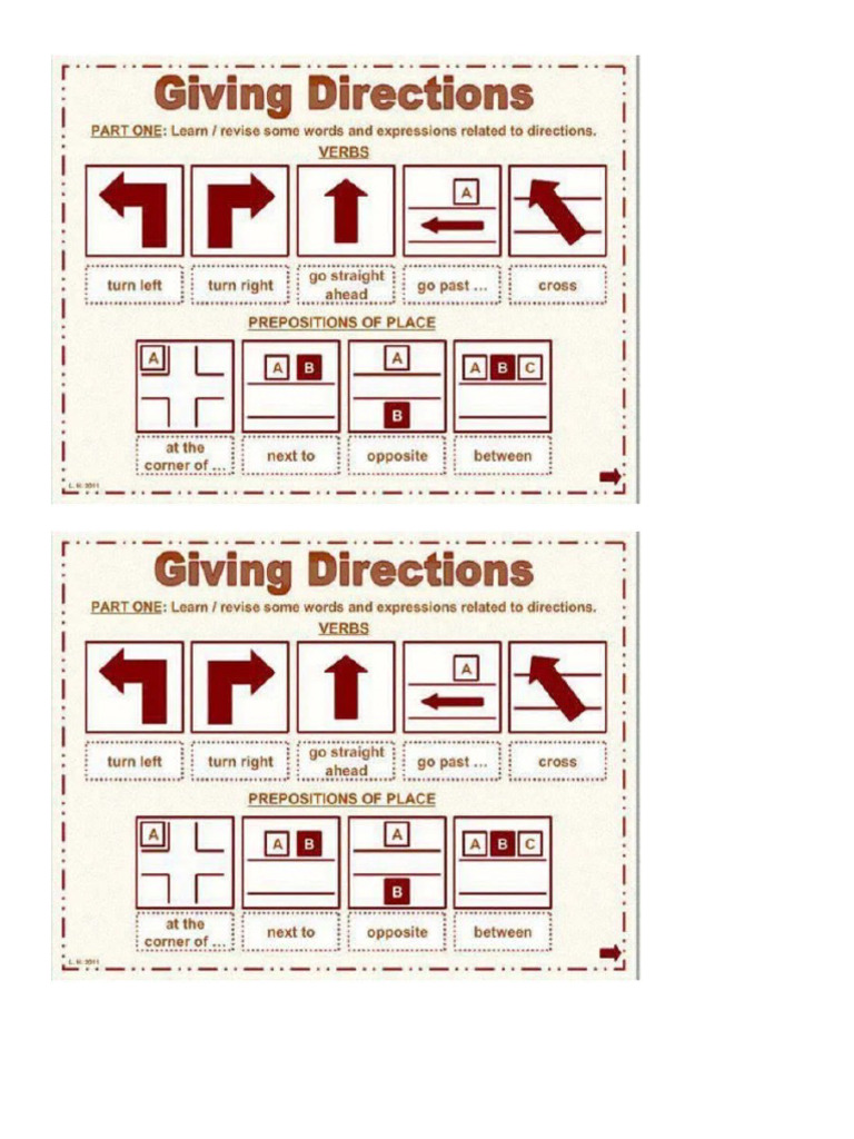 Giving Directions | PDF