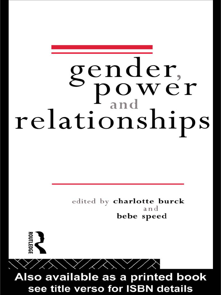 Gender and Power in Family Therapy | PDF | Psychotherapy | Family Therapy