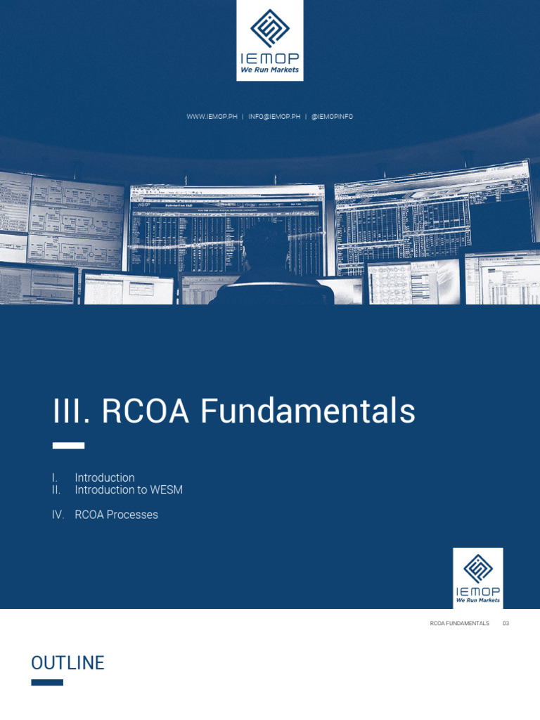 RCOA Fundamentals & Processes | PDF | Electric Power Industry | Economies