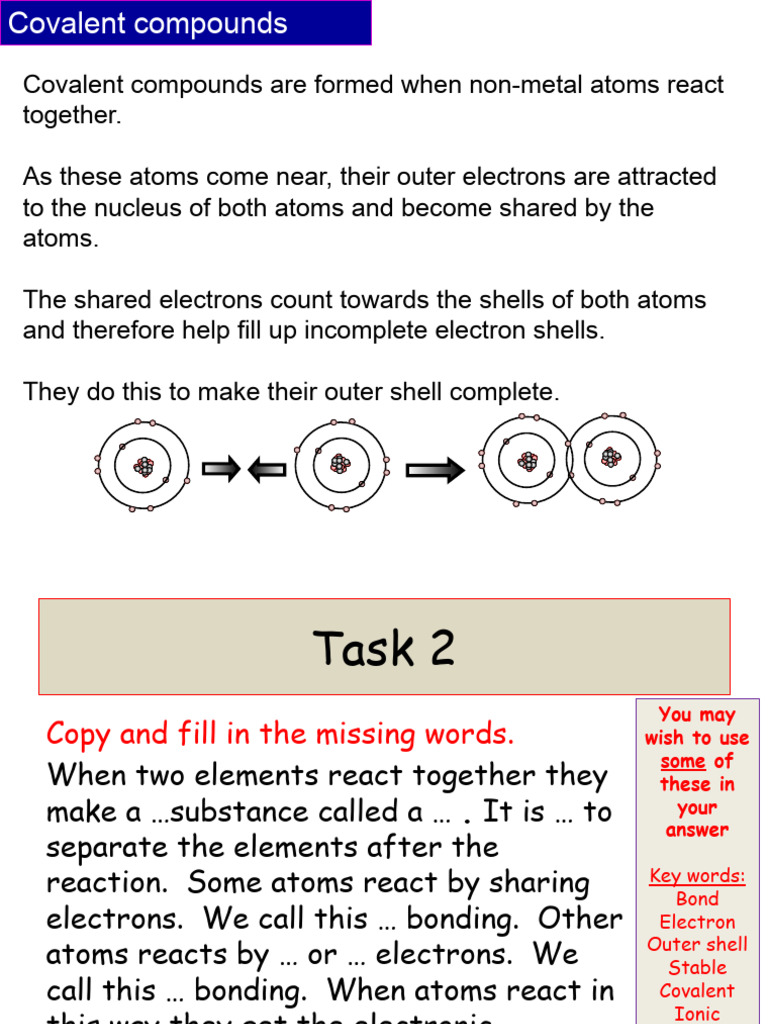 2 Covalent Bonding - CMP | PDF | Carbon | Chemical Bond