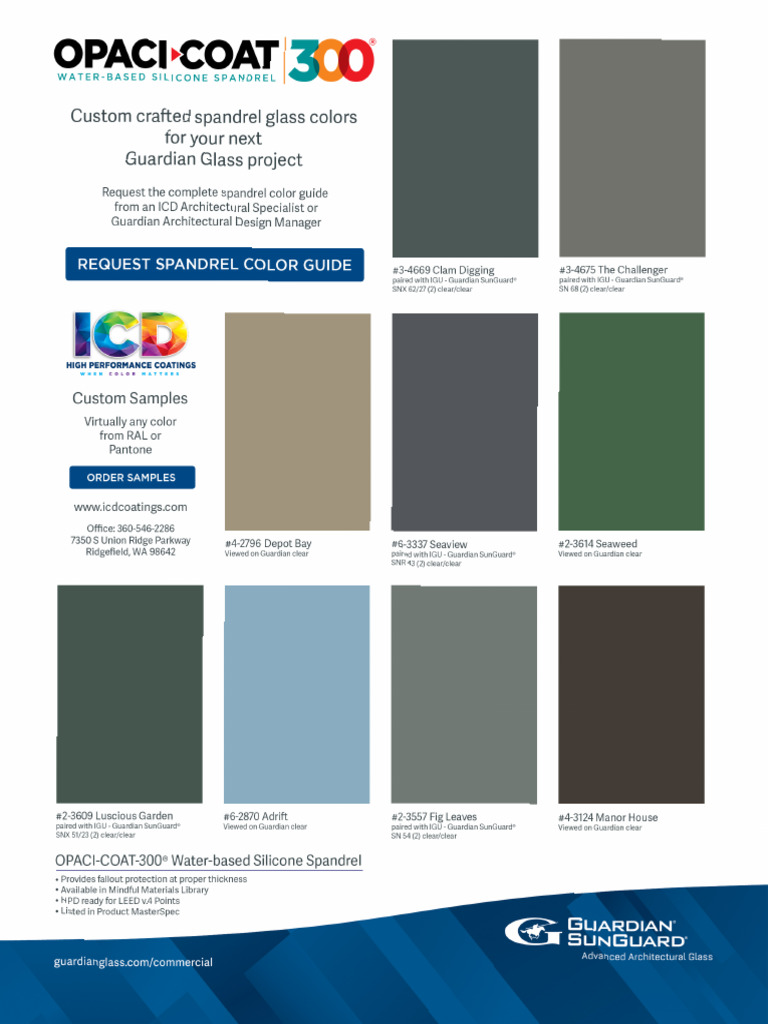Sunguard Custom-Spandrel-Selection-Guide Us en | PDF