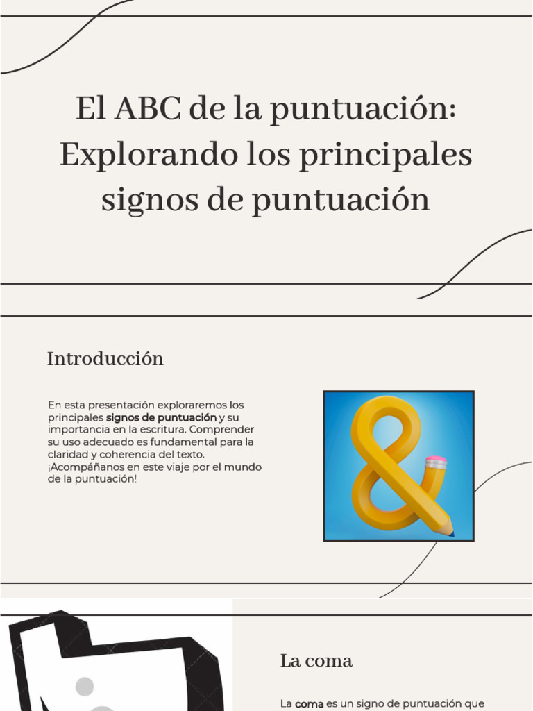 Signos de Puntuación (Presentación) | PDF