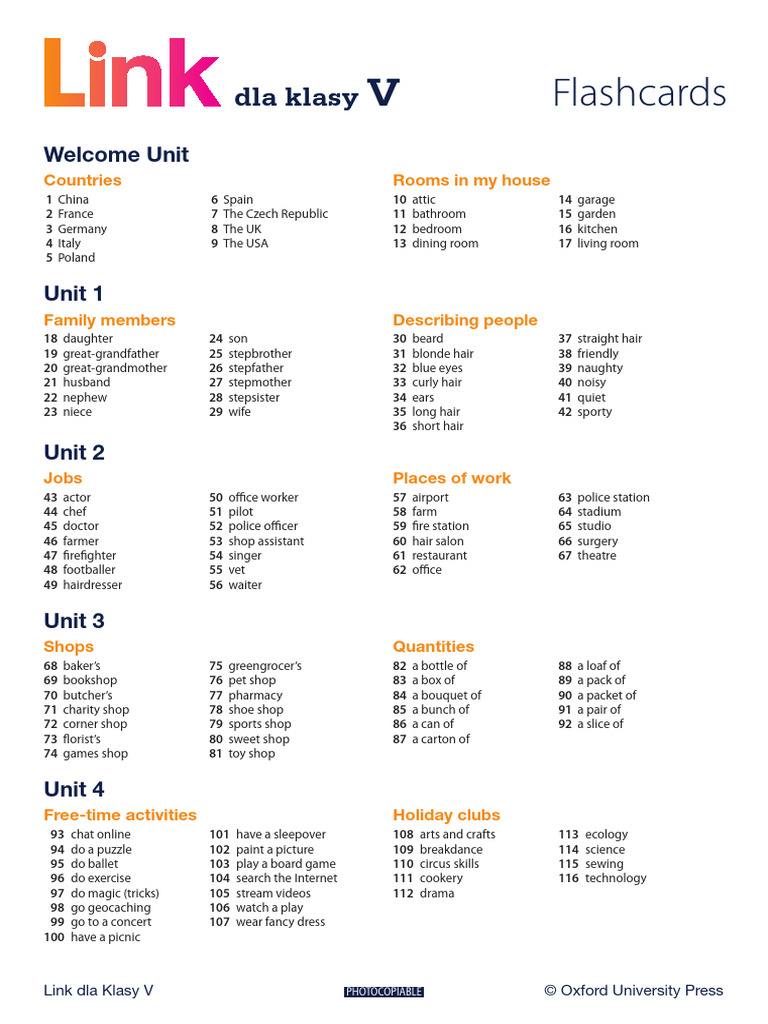 Link L5 Flashcards List | PDF | Cuisine | Cooking