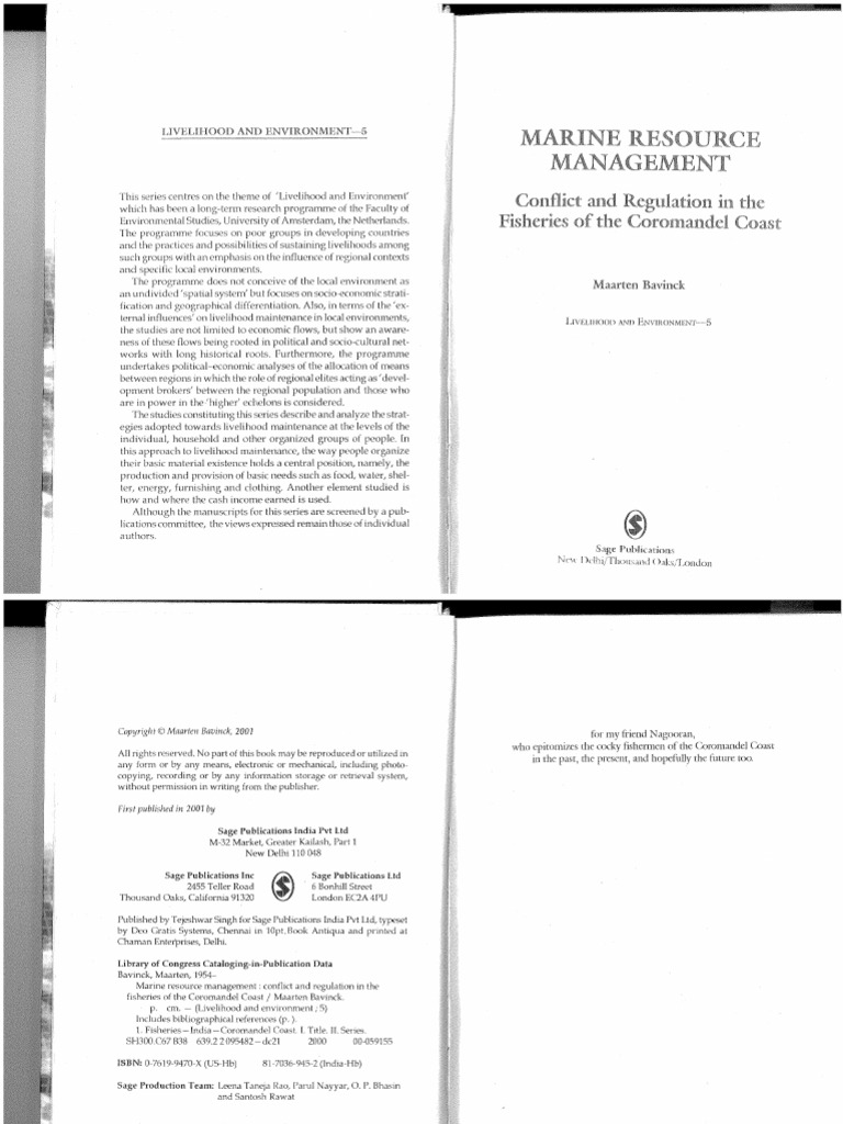 Marine Resource Management Bavinck | PDF