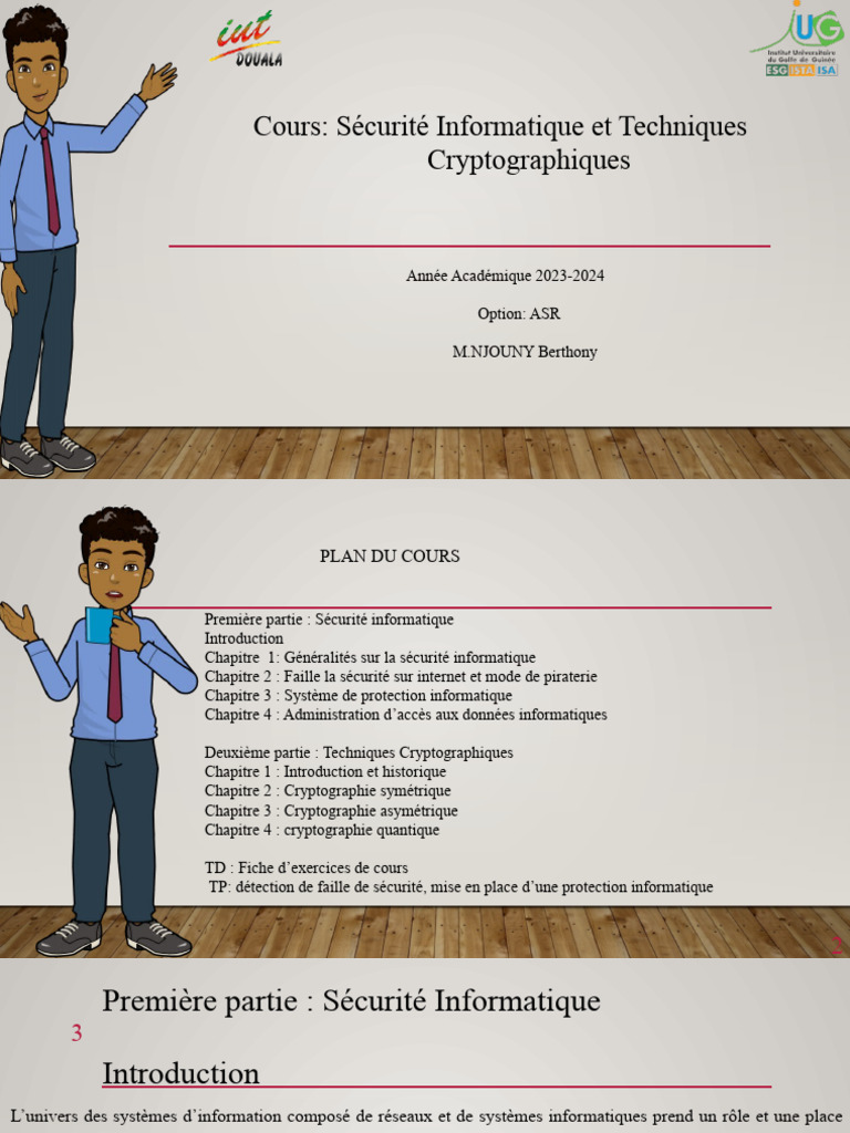 Cours Sécurité Informatique Et Cryptographie | PDF | Sécurité | Sécurité des systèmes d'information
