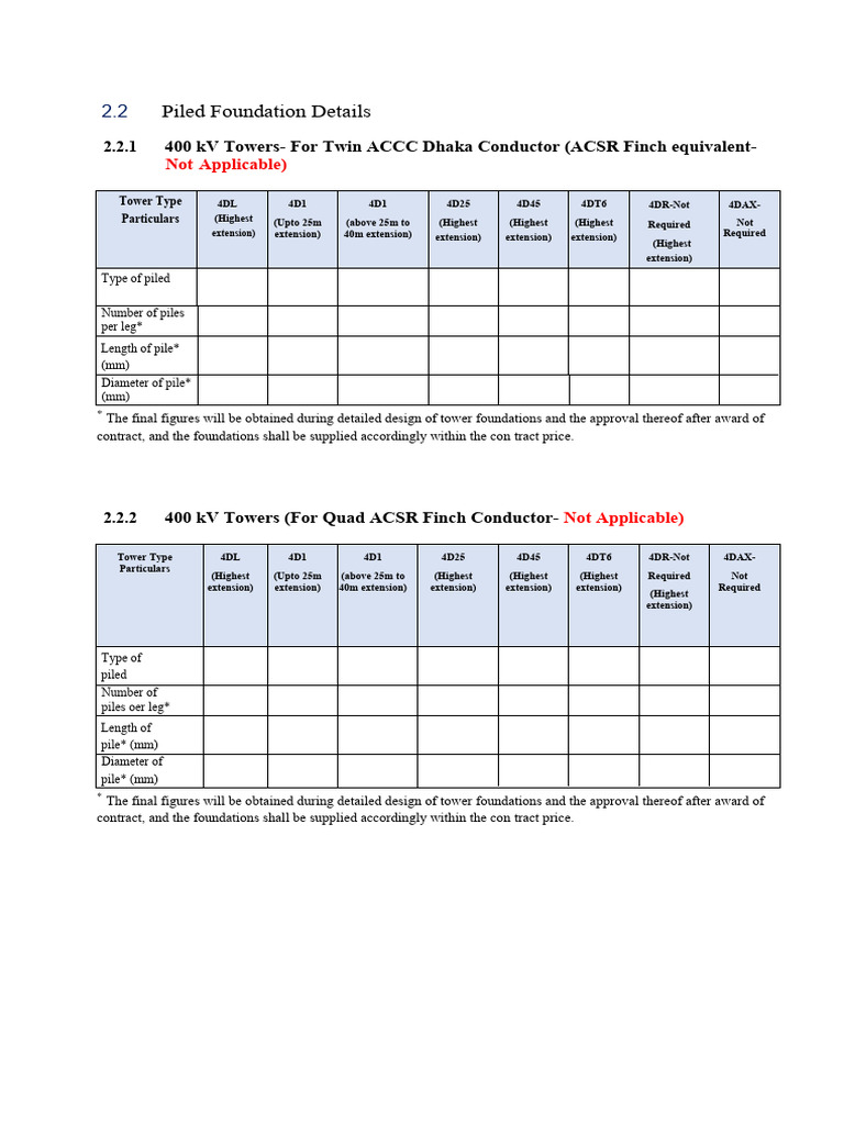 specification of foundation--0826 | PDF | Deep Foundation | Architectural Elements