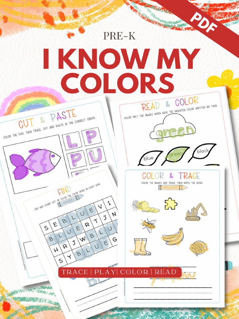 3 I Know My Colors PreK | PDF