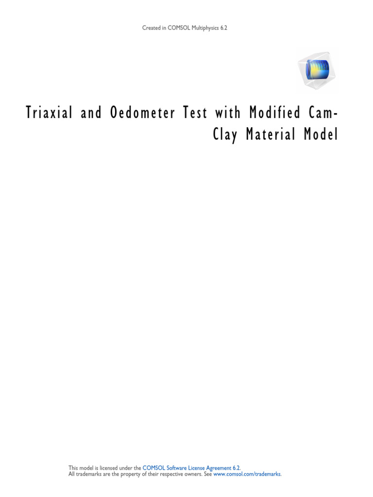 Omech - Triaxial and Oedometer Test MCC | PDF | Young's Modulus ...