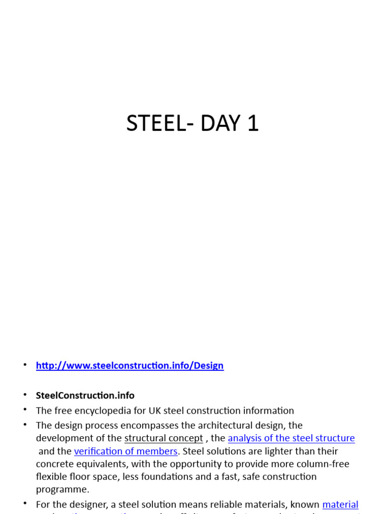 STEEL Intro 1 | PDF | Rolling (Metalworking) | Strength Of Materials
