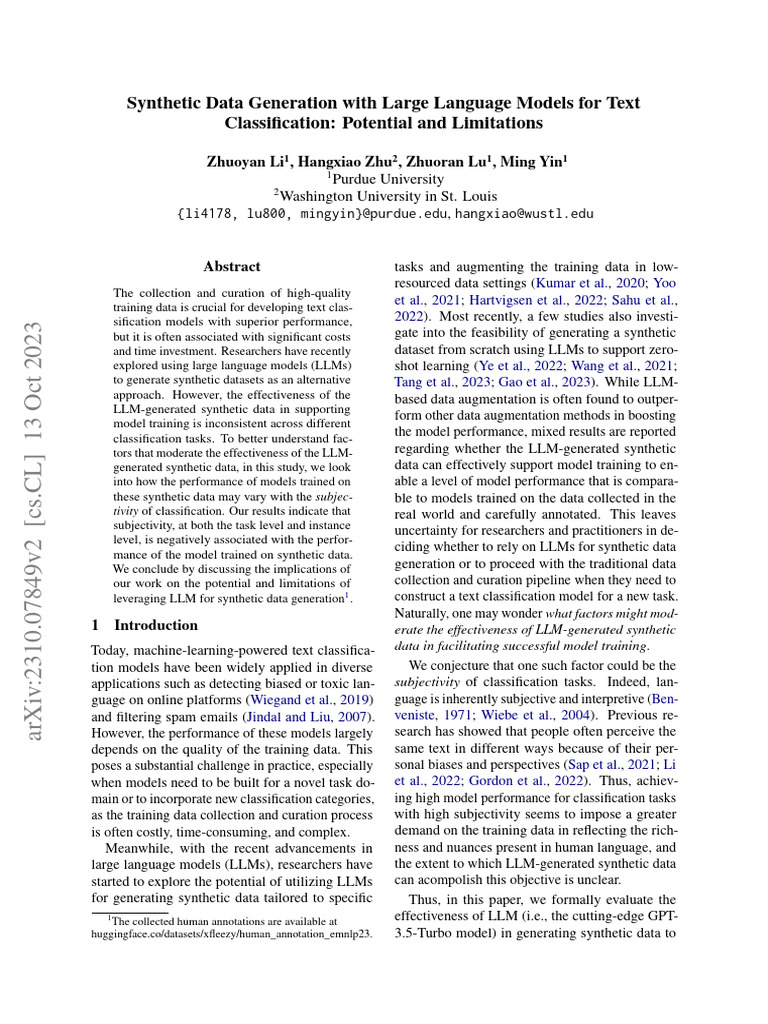 2310.07849v2 | Download Free PDF | Statistical Classification | Machine Learning