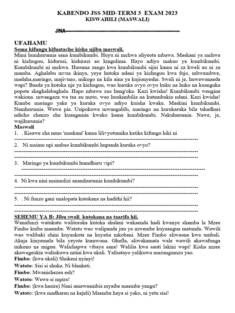 Ki Swahili | PDF