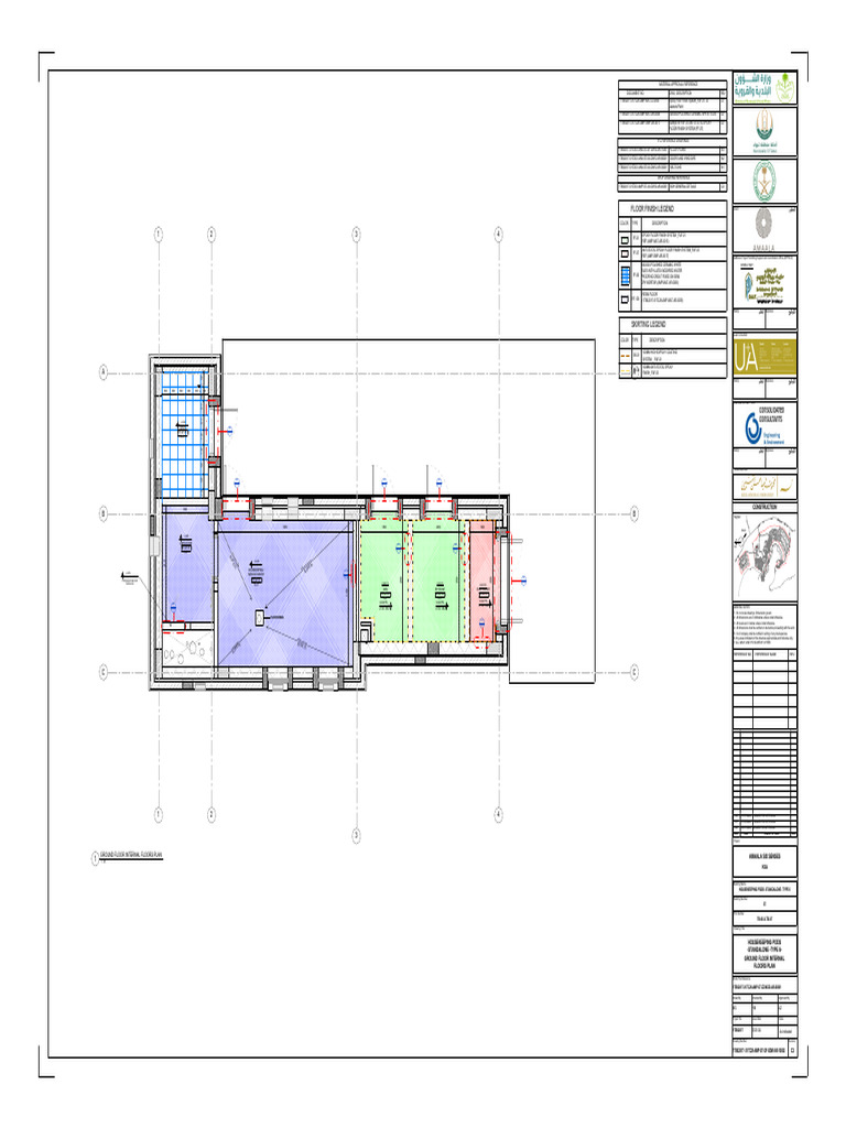 Floor Finish Legend: Ground Floor Internal Floors Plan | PDF ...