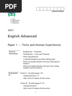 English Standard - HSC Exam Paper 1 (2023) | PDF