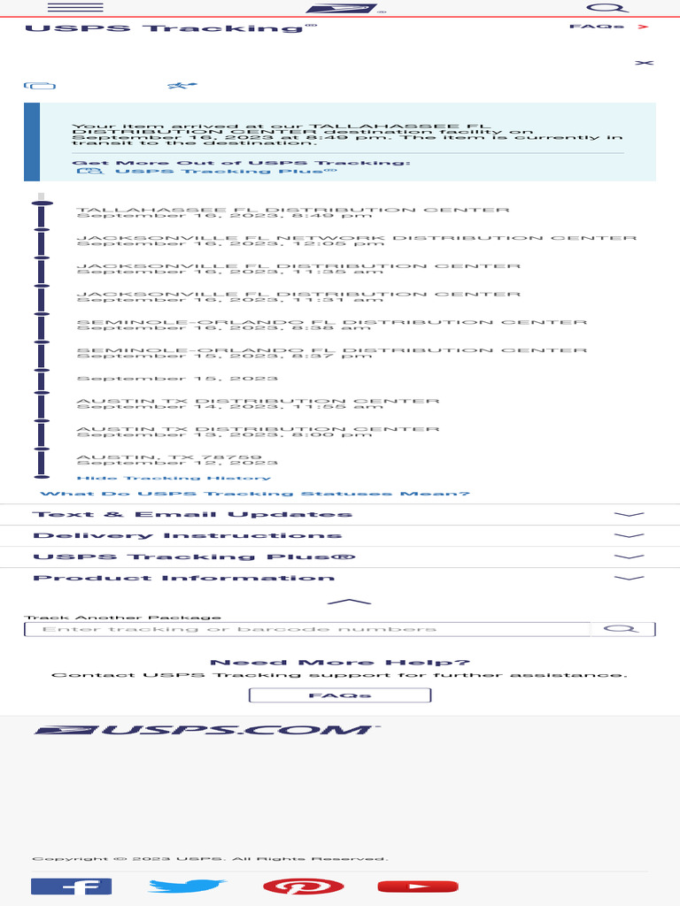USPS Tracking® Results | PDF | United States Postal Service | Supply ...