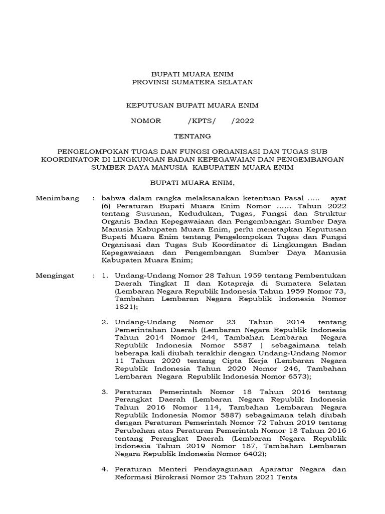 Tusi BKPSDM 2022 | PDF